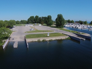 Cheboygan River Lake Huron Channel Fishing Boating Inland Waterway ...
