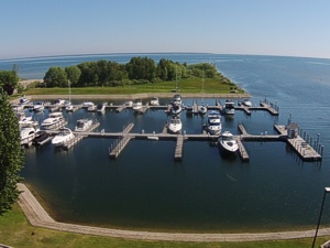 Cheboygan River Lake Huron Channel Fishing Boating Inland Waterway ...