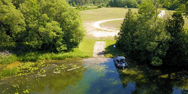 Cheboygan River Garfield Road Access Fishing Boating Inland Waterway ...