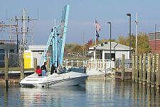 Cheboygan River Cheboygan Locks Fishing Boating Inland Waterway ...