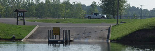 Cheboygan River Lincoln Street Access Fishing Boating Inland Waterway ...