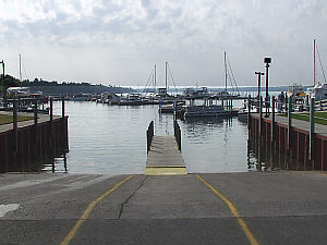 Michigan boating, Hessel Harbor, Lake Superior