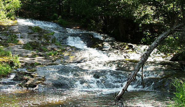 Forty Foot Falls Waterfall Marquette County Michigan Waterfalls ...