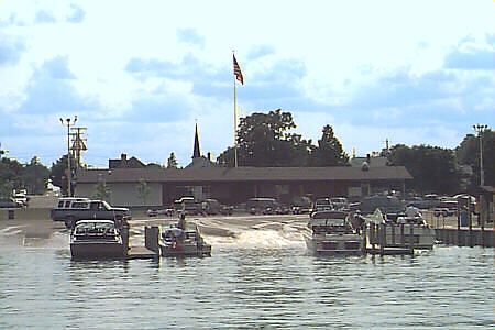 Michigan boating, Rogers City Harbor, Lake Huron