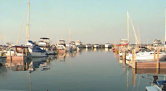 Michigan boating, Rogers City Harbor, Lake Huron